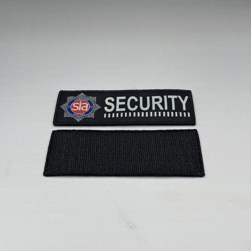 SIA SECURITY CLOTH BADGE - (HW167 Red) - Hire Witness - Security ...