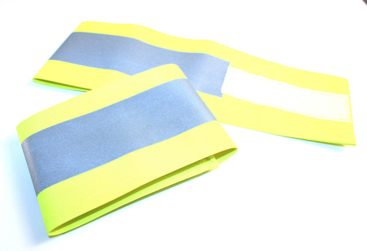 Hi-Visibility, Reflective Armbands – Twin Pack, Used for Road Safety ...