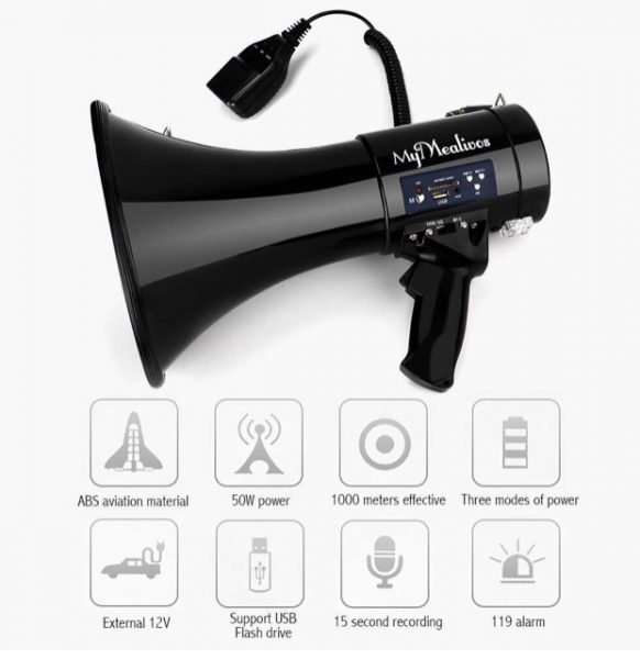 Megaphone / Loudhailer Hire - Hire Witness - Security Products and ...