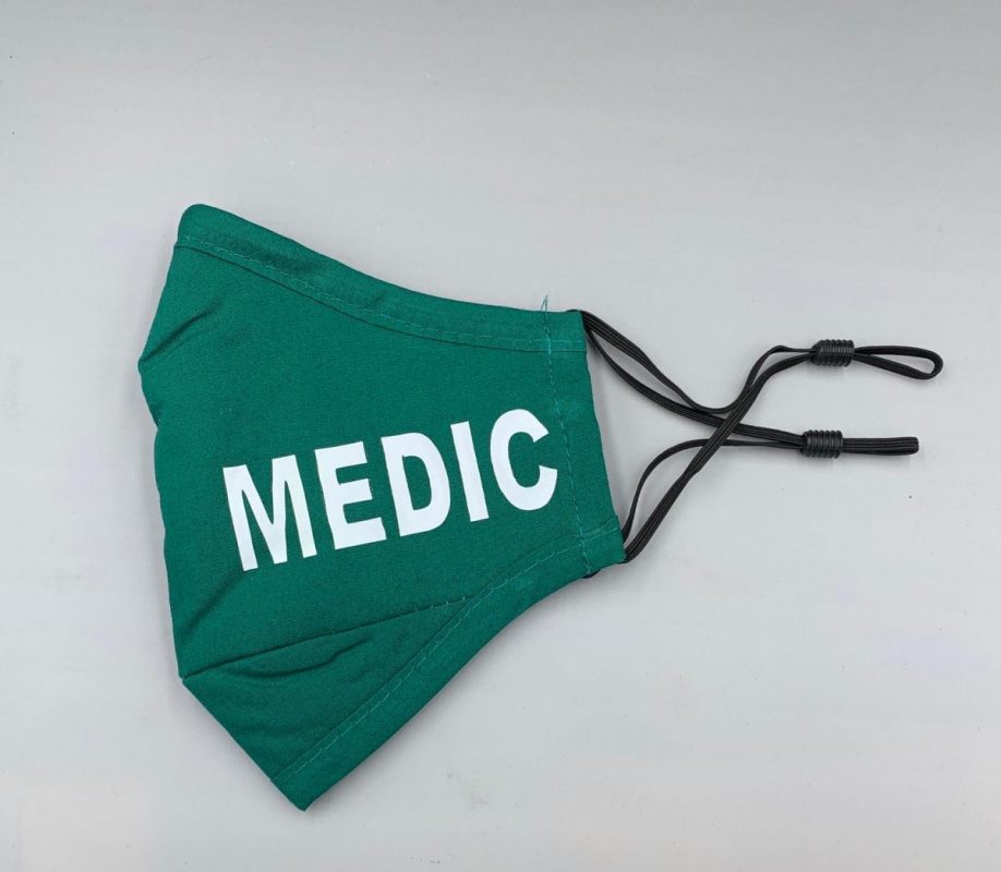 GREEN MEDIC FACE MASK + 4 FILTERS - (HW430) - Hire Witness - Security ...