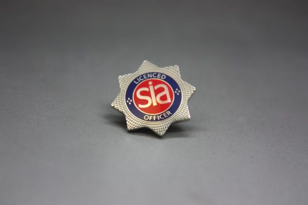 SIA LAPEL PIN BADGE - (HW169Red) - Hire Witness - Security Products and ...