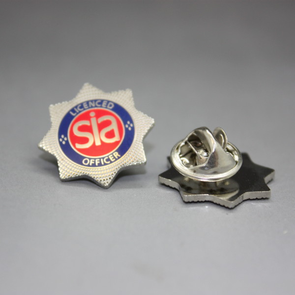 SIA LAPEL PIN BADGE – (HW169Red) – Hire Witness – Crime Prevention ...