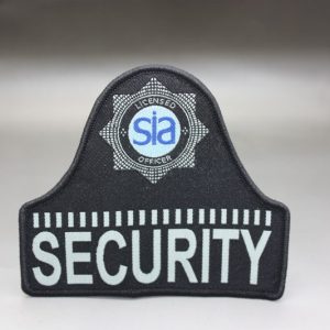 SIA BLACK CLIP-ON TIE WITH SIA BADGE LOGO - (HW159) - Hire Witness ...