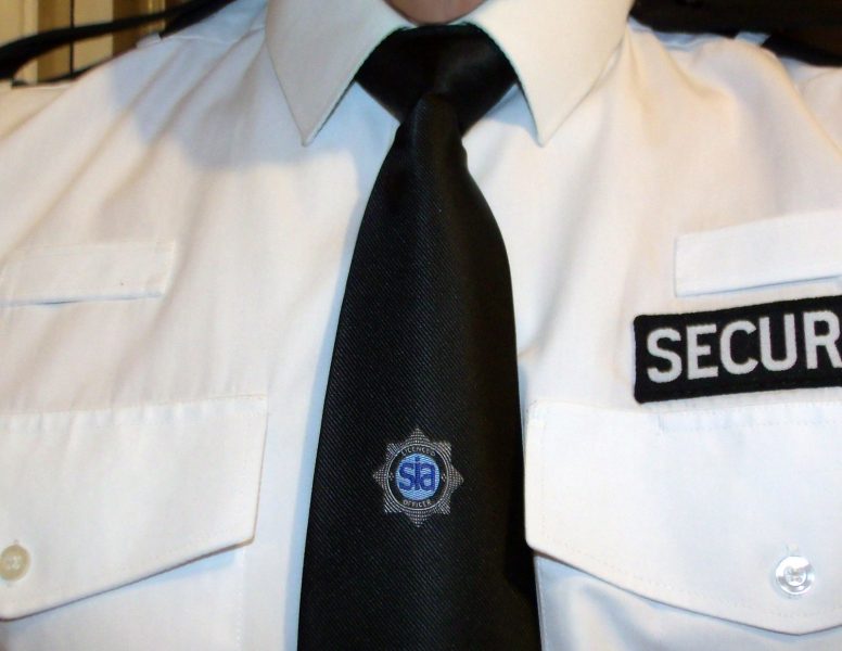 SIA BLACK CLIP-ON TIE WITH SIA BADGE LOGO - (HW159) - Hire Witness ...